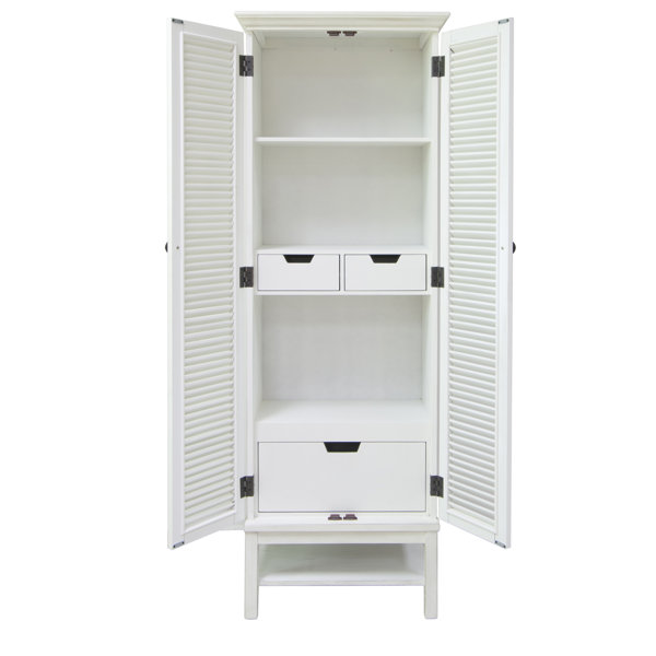 Sand & Stable™ Atlas Louvered Armoire | Wayfair