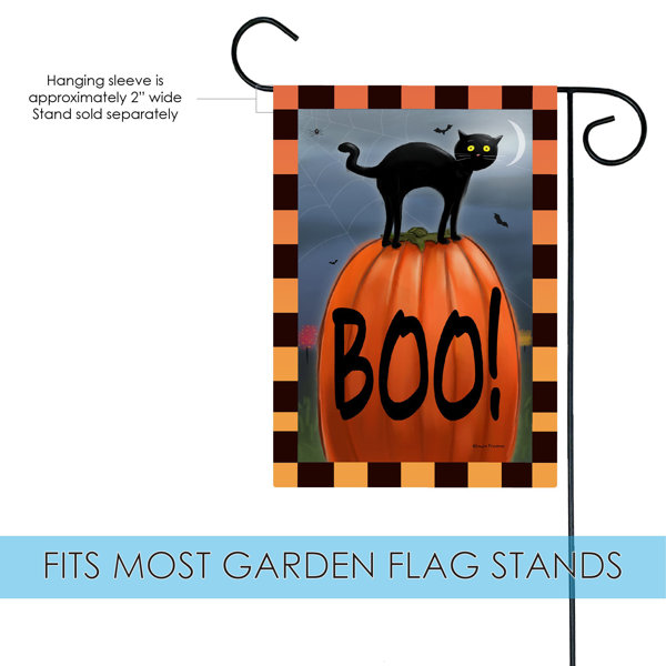 Toland Home Garden Double Sided 18'' H x 12.5'' W Polyester Cat Garden ...