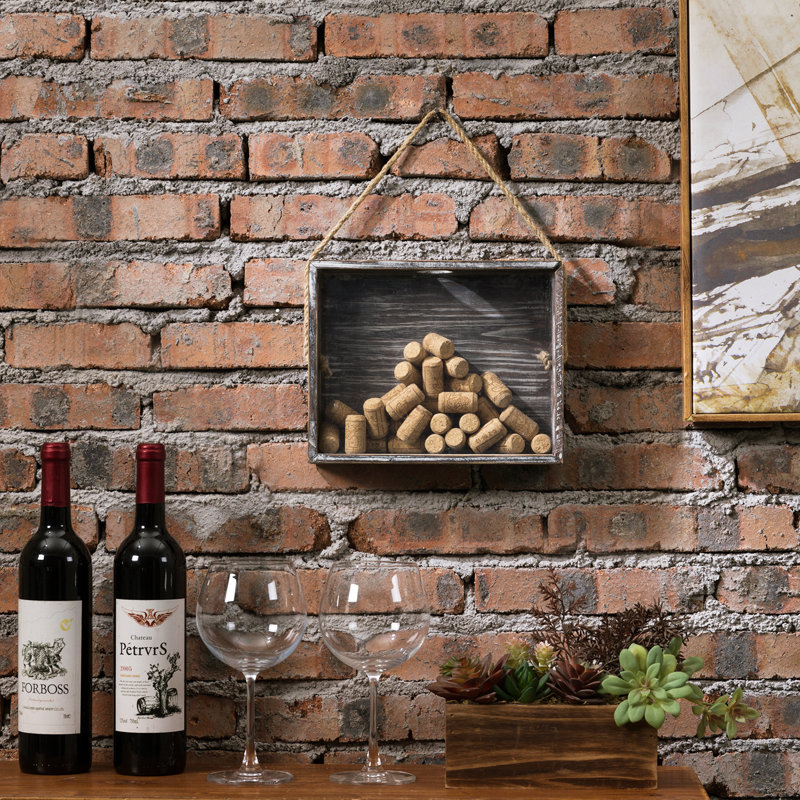Gracie Oaks Wall Décor Wine Cork Display Holder | Wayfair