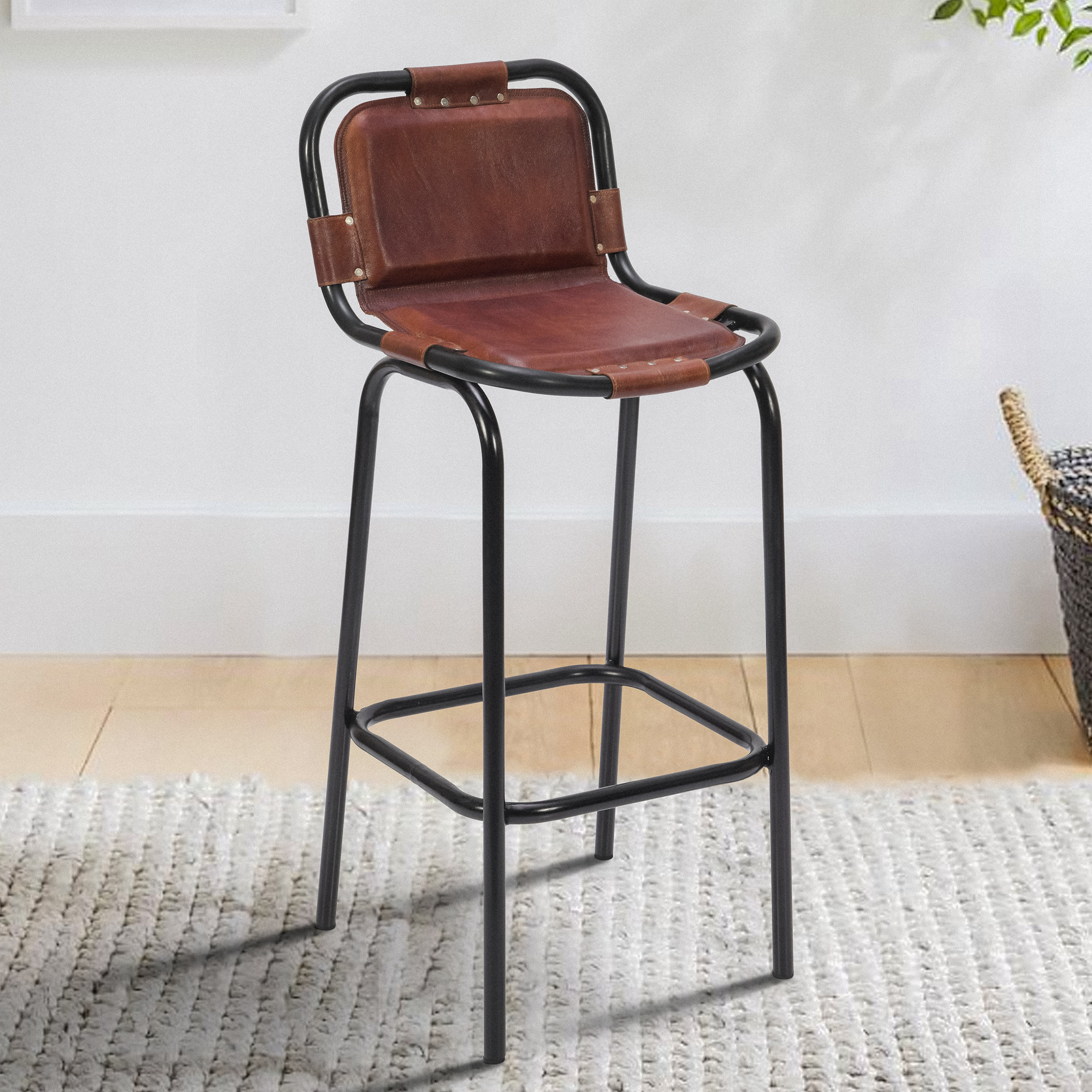 Trent Austin Design® Moises 31'' Extra Tall Stool | Wayfair