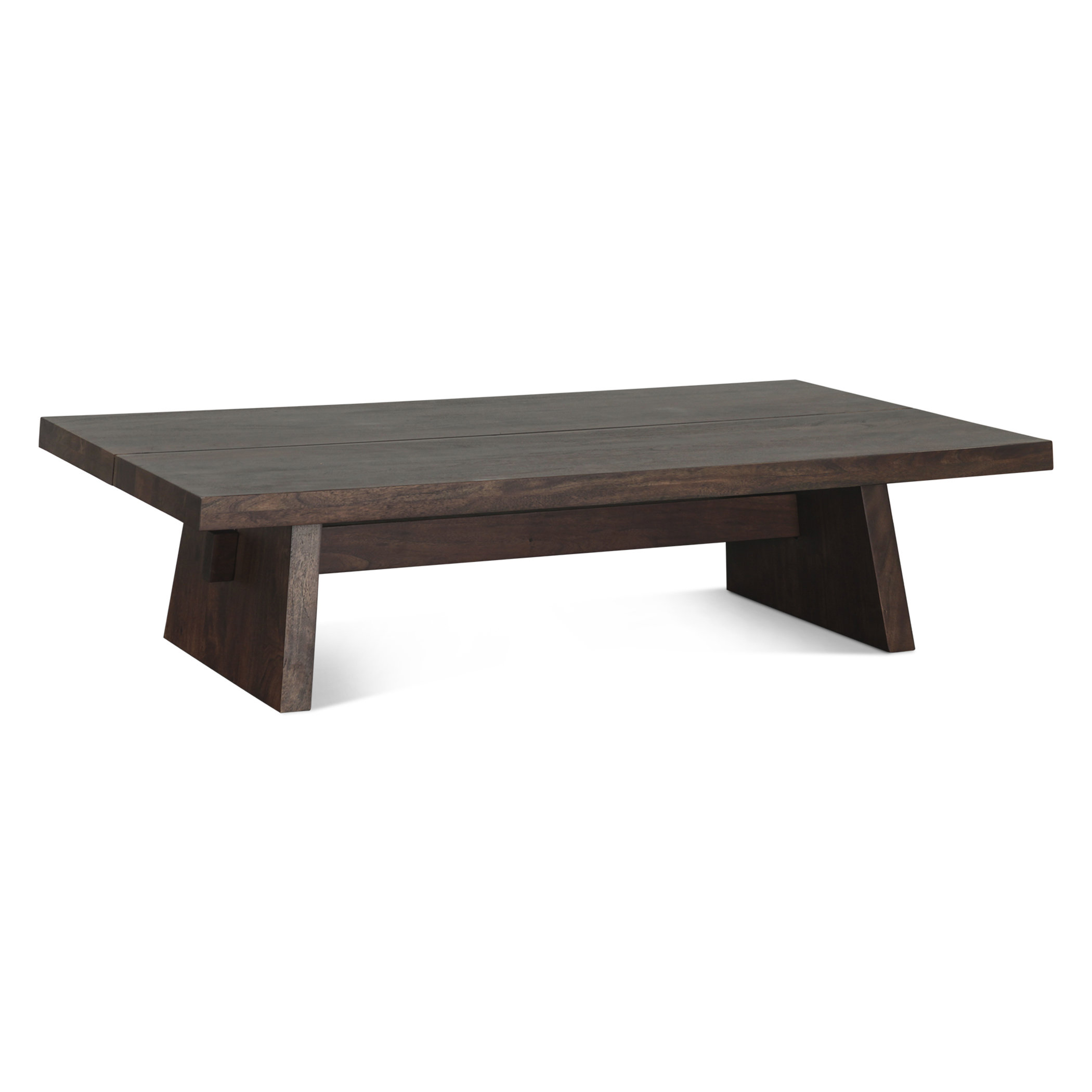 Loon Peak® Keepler Acadia 58" Coffee Table In Coffee Bean | Wayfair