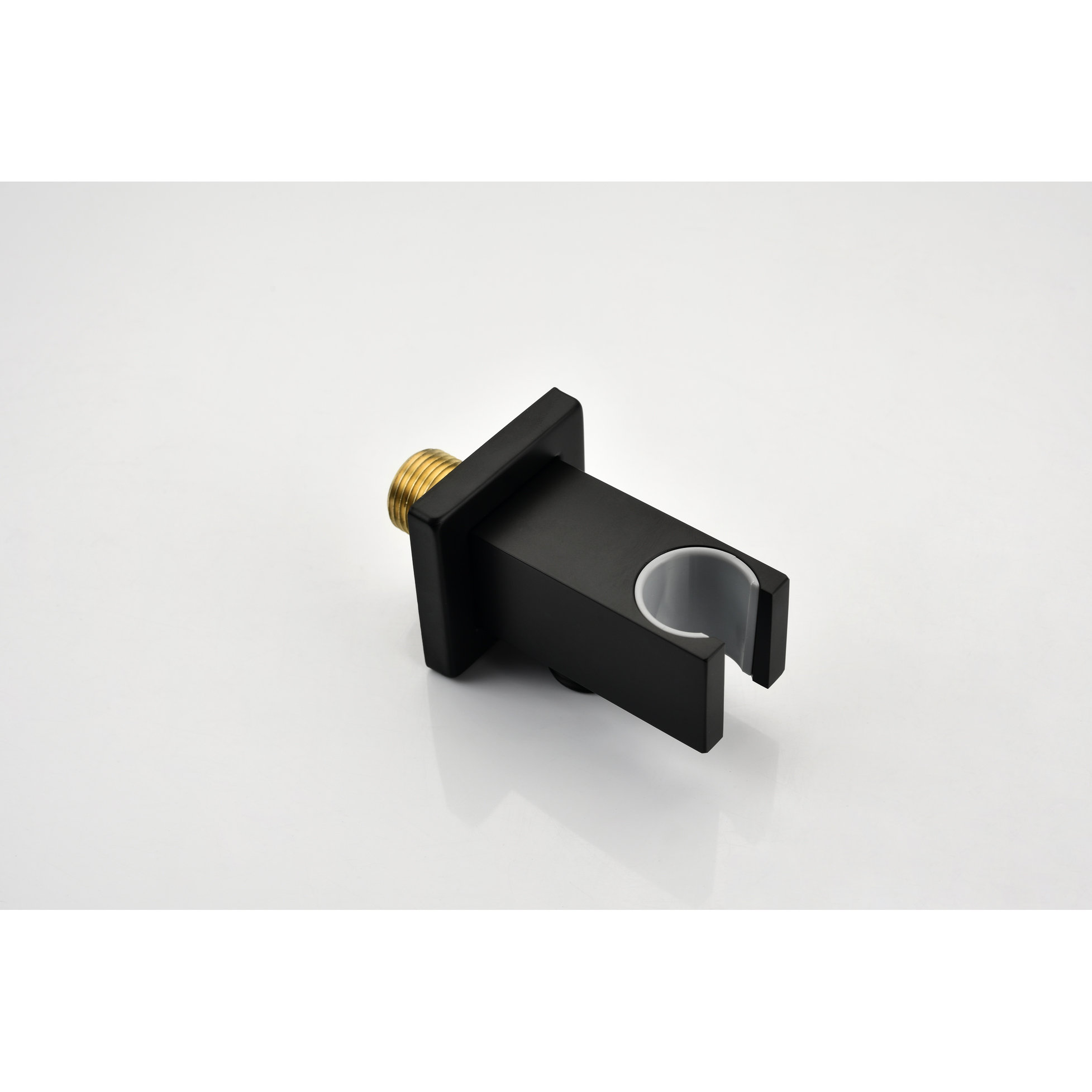 LavishLodge Matte Black Brass Shower System - 10 Inch Rainfall Head And ...