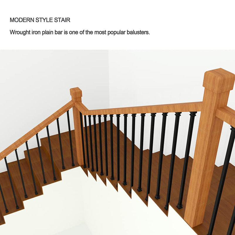 Staircase Railing Balusters 30Pcs Wrought Iron Balusters - 44 Inch ...
