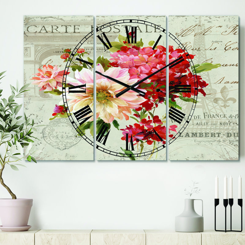 The Twillery Co.® Swigart Oversized Farmhouse Wall Clock | Wayfair
