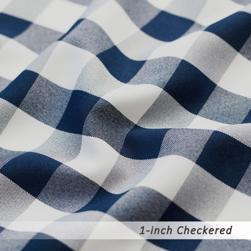 Gracie Oaks Rashara Plaid Tailored 56" Window Valance & Reviews | Wayfair