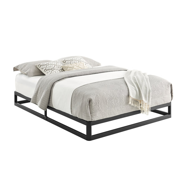 Latitude Run® Claudian Modern Metal Platform Bed Frame with Heavy Duty ...