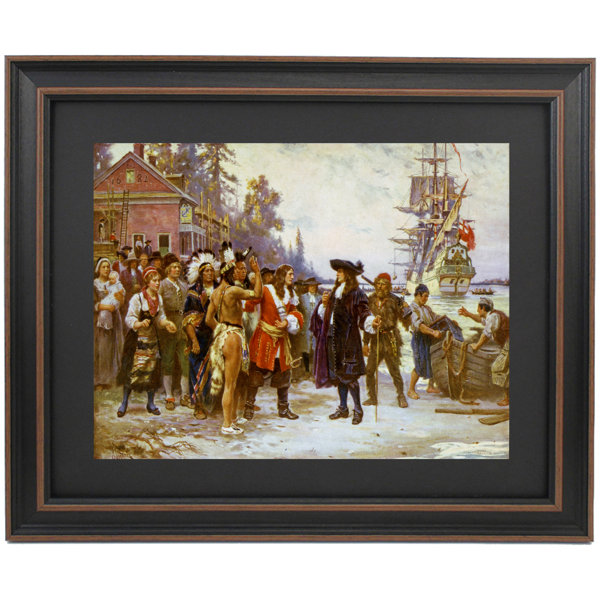 Alcott Hill® " The Landing Of William Penn , Circa 1772 " by Benjamin ...