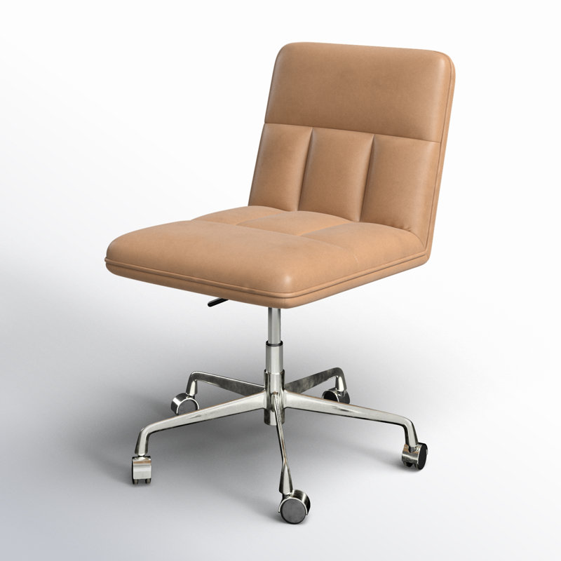 Birch Lane™ Leena Genuine Leather Task Chair | Wayfair