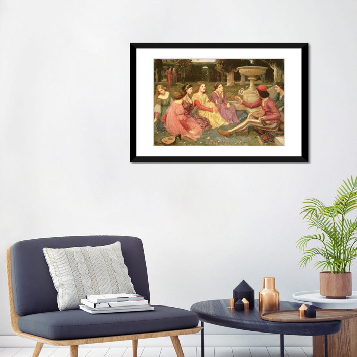 Vault W Artwork The Decameron, 1916 by John William Waterhouse Gallery ...