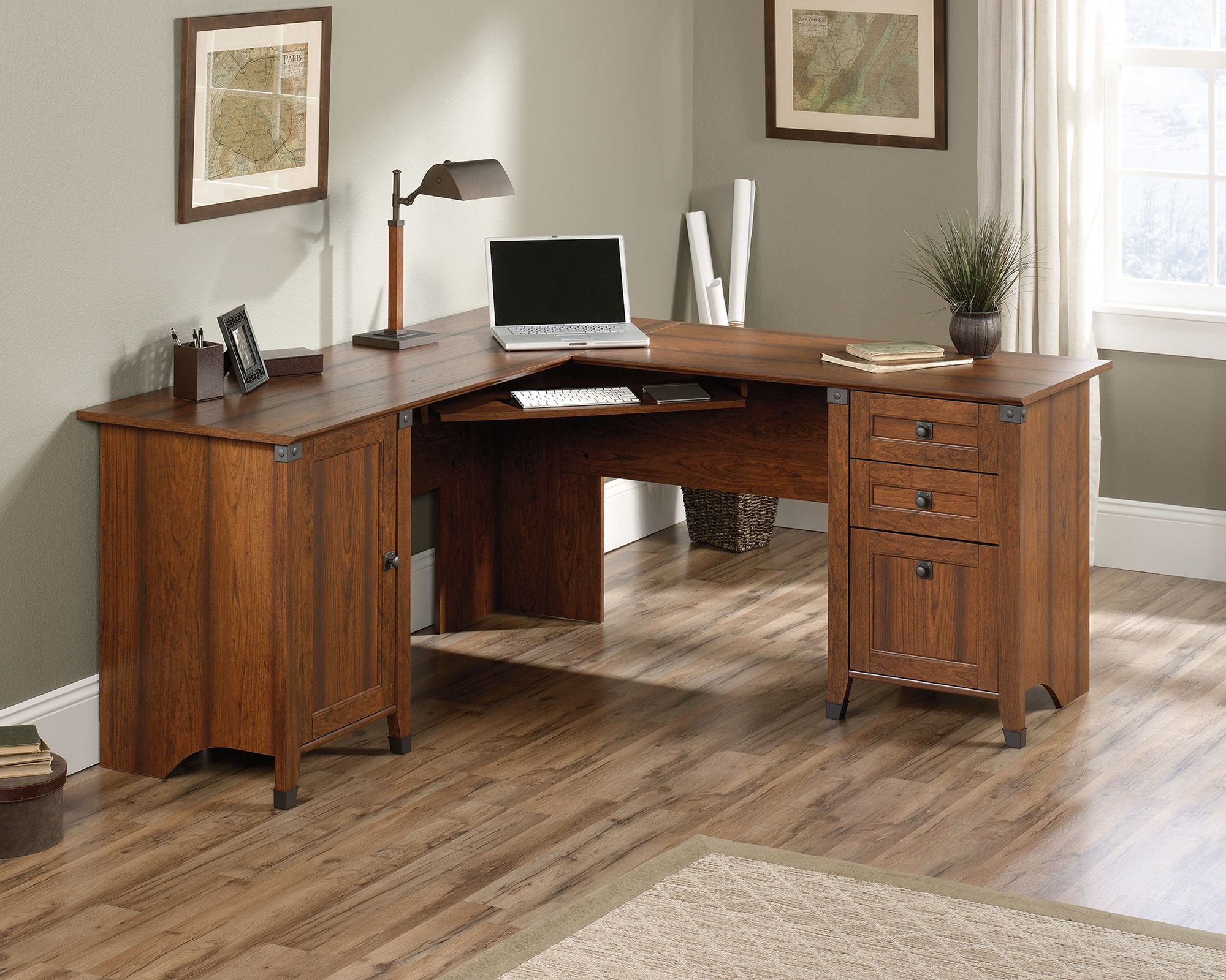 Lark Manor™ Alaizah 66.142'' W Rectangle Writing Desk | Wayfair