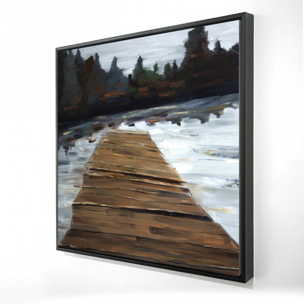 Union Rustic " Dock And Lake " | Wayfair