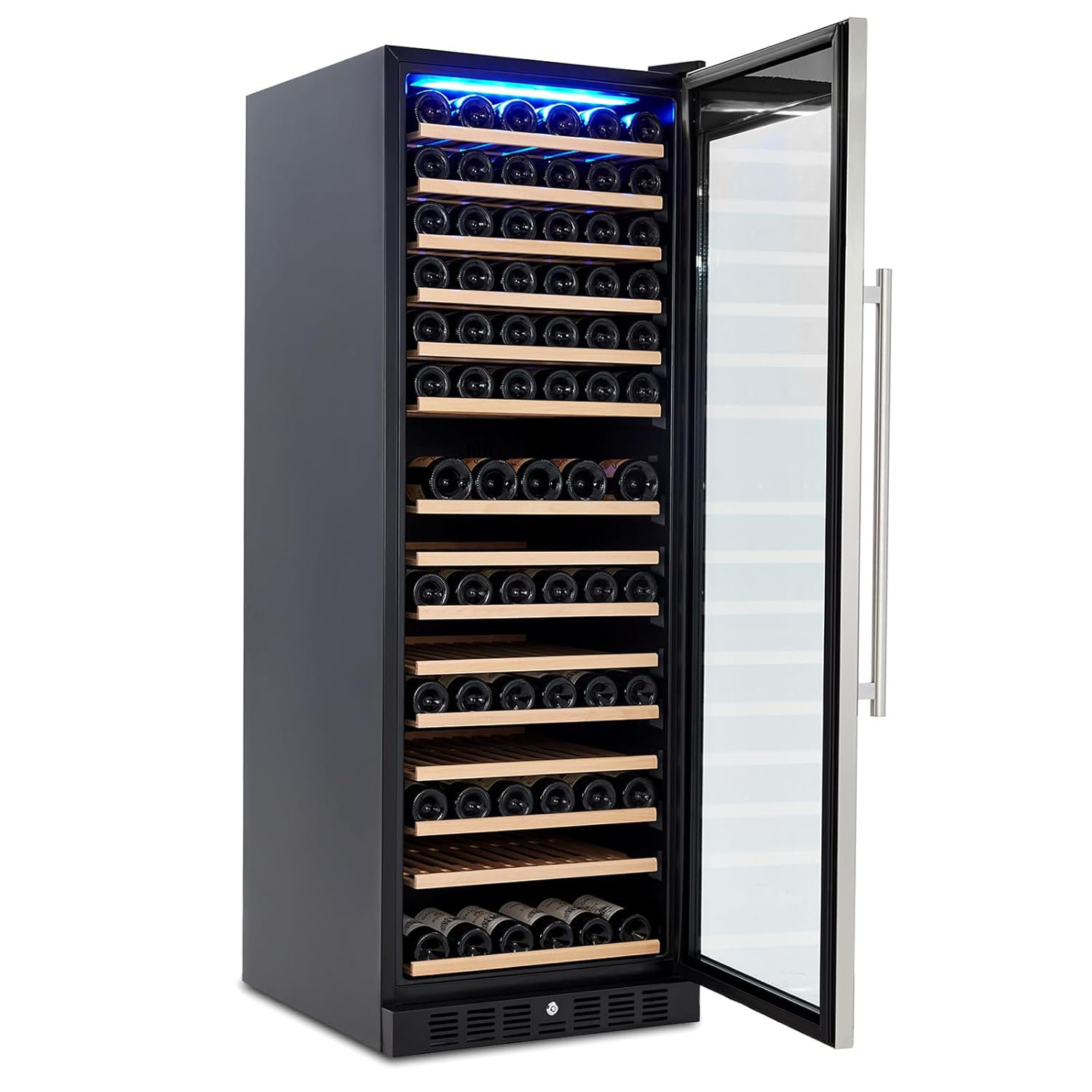 gaomon Wine Fridge Small Wine Cooler Refrigerator Free Standing, Wine ...
