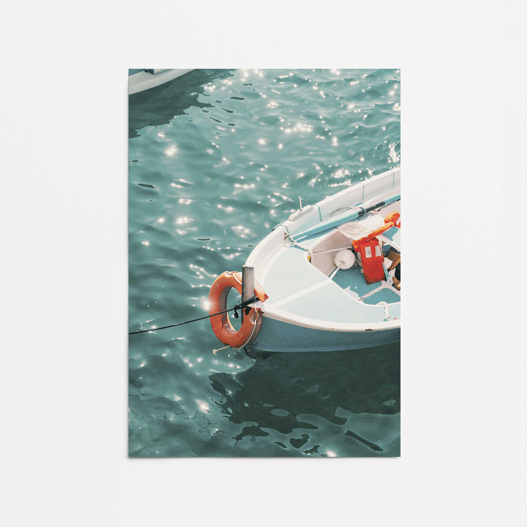 Breakwater Bay Nautical Elegance Print, in a Raw Maple Frame | Wayfair