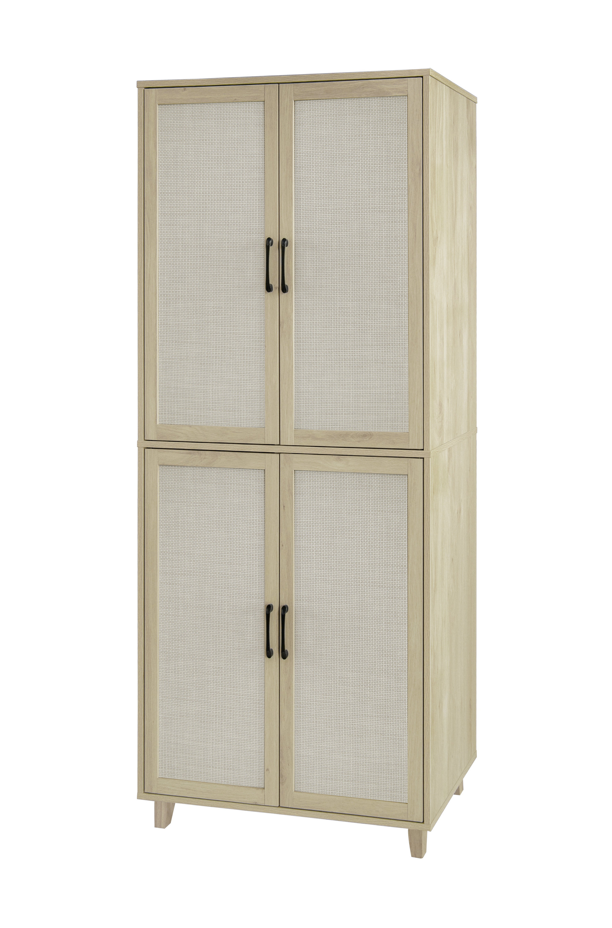 Dakota Fields 4 Door Cabinet, with 4 Adjustable Inner Shelves, Storage ...