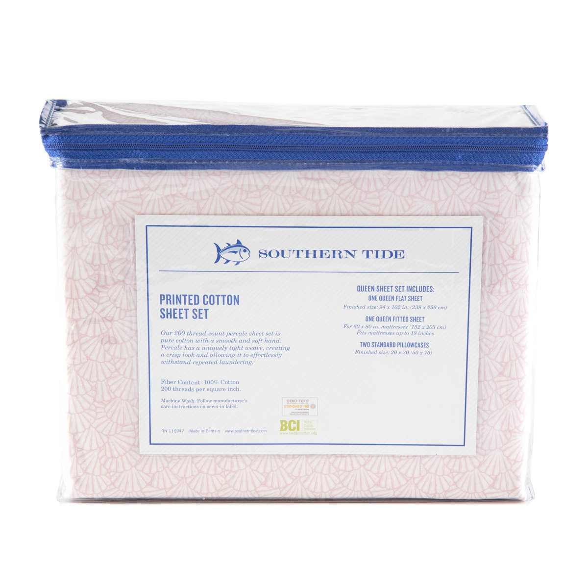 Southern Tide Calico Scallop Sheet Set & Reviews | Wayfair