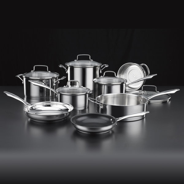 Cuisinart Professional Series 13 Piece Stainless Steel Cookware Set ...