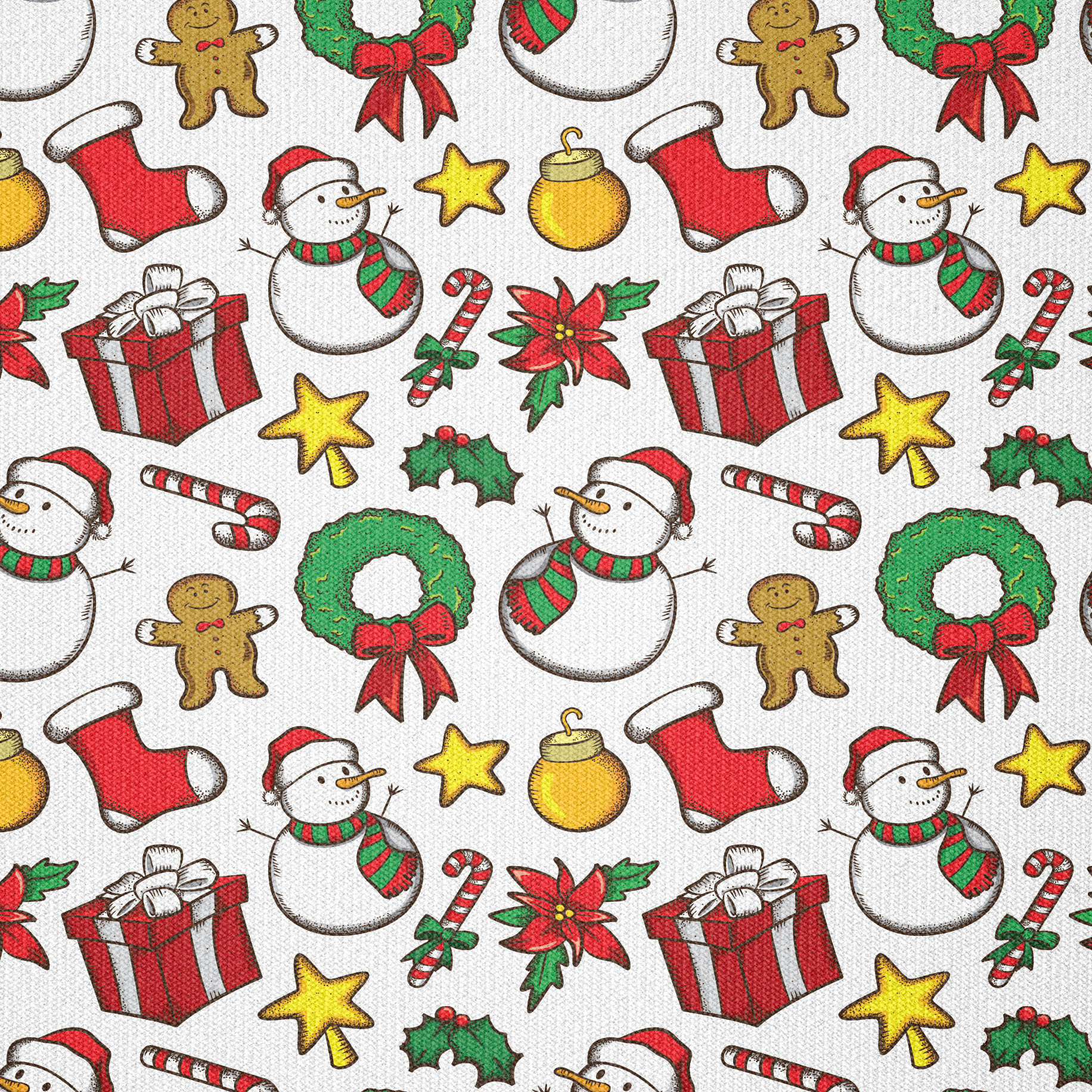 The Seasonal Aisle Alainna Christmas Garland Candy Fabric | Wayfair.co.uk