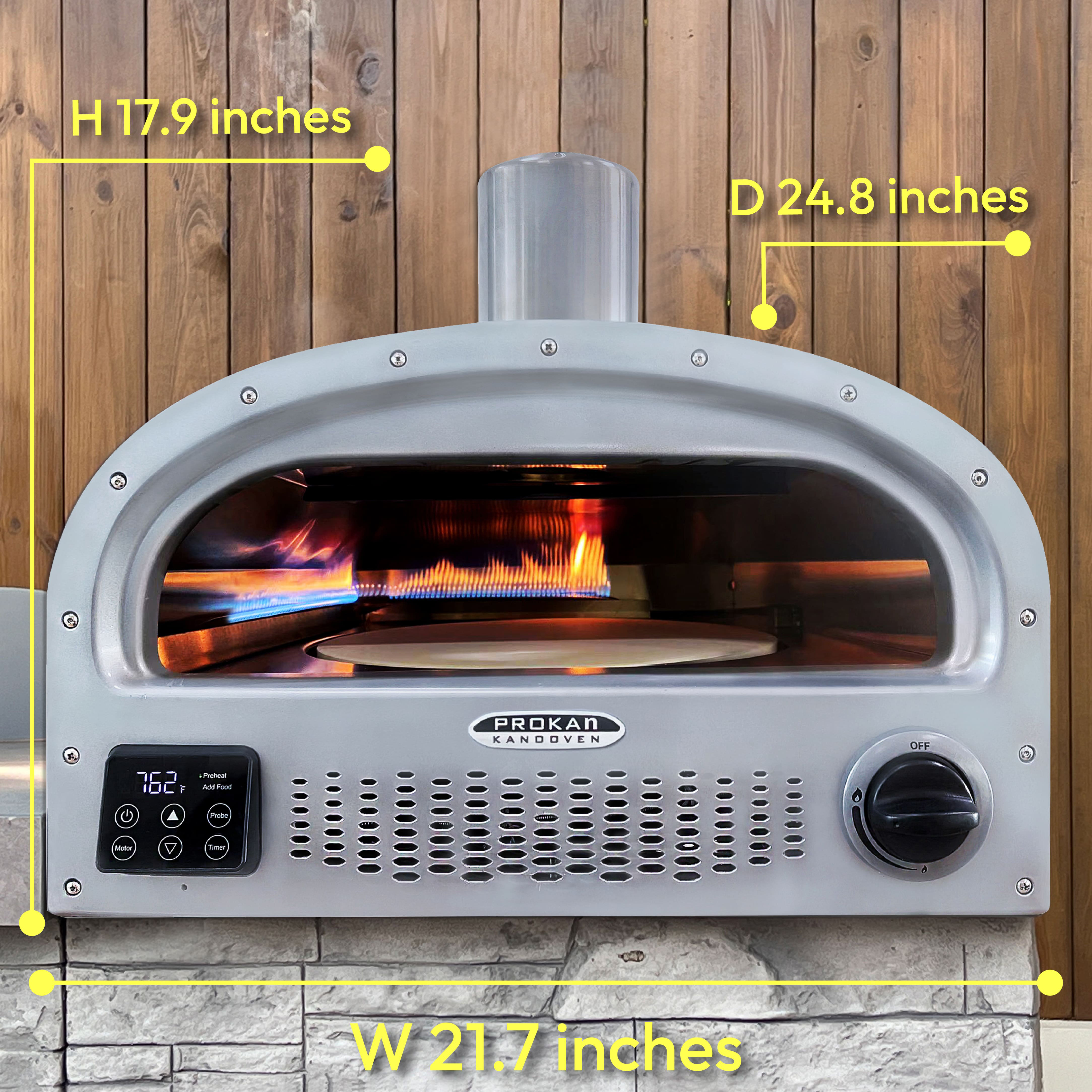 Prokan Kano 16 Inches 4-in-1 Outdoor Oven W/ Digital Temp Control & Reviews | Wayfair
