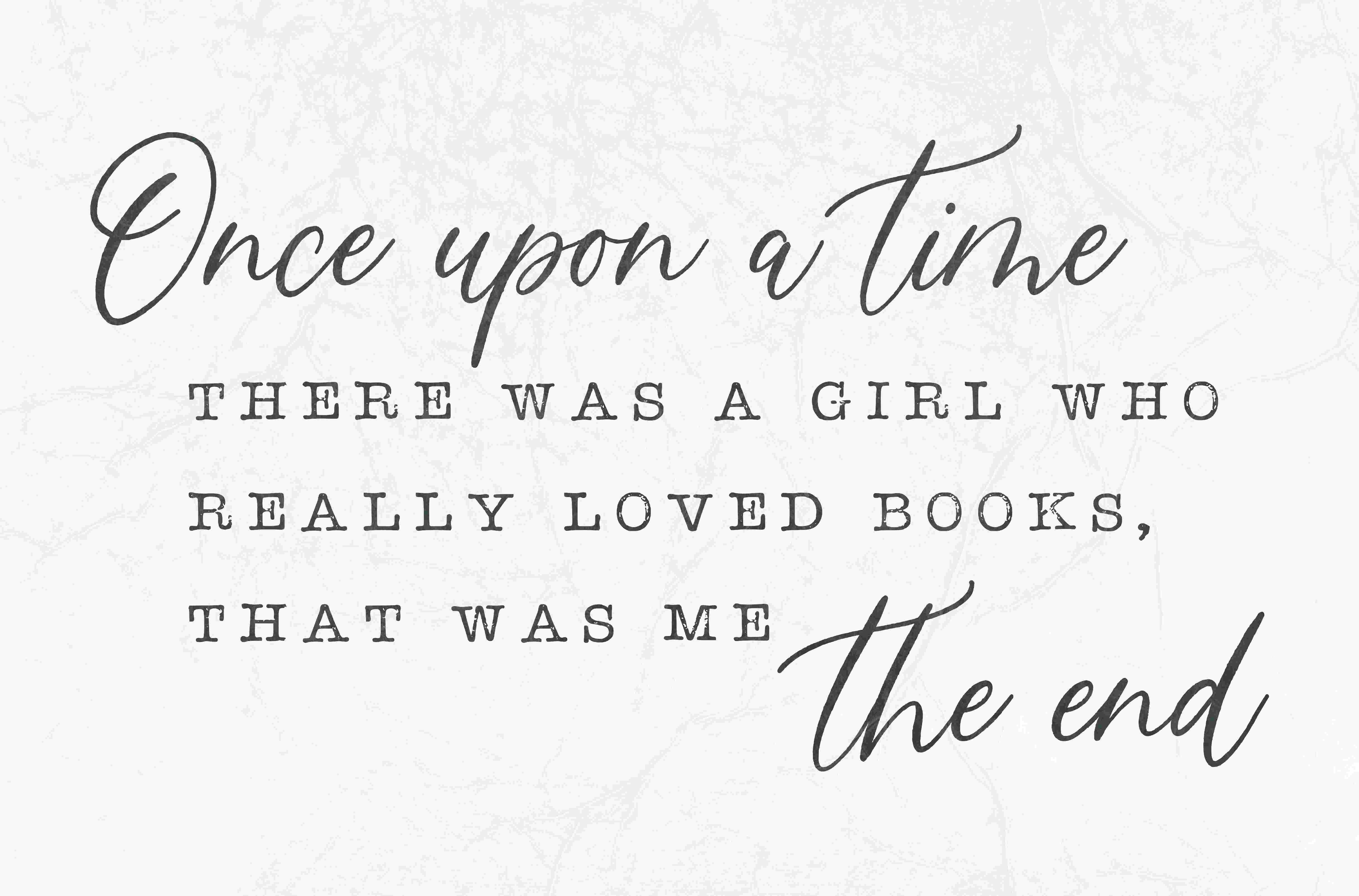 Trinx Once Upon A Time There Was A Girl On Distressed Book Page by - on ...