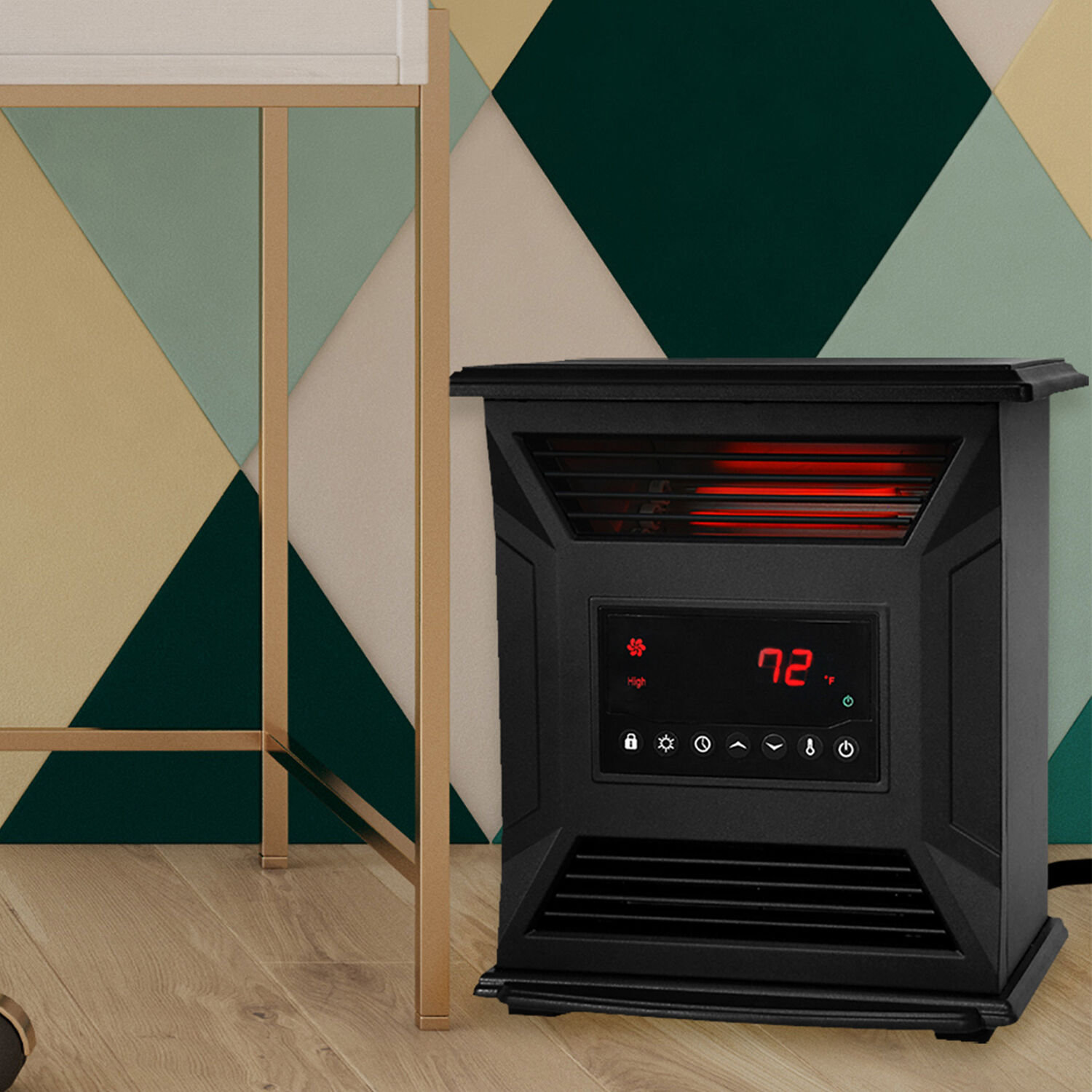 Lifesmart LifeSmart Portable 6 Element Infrared Electric Heater with ...