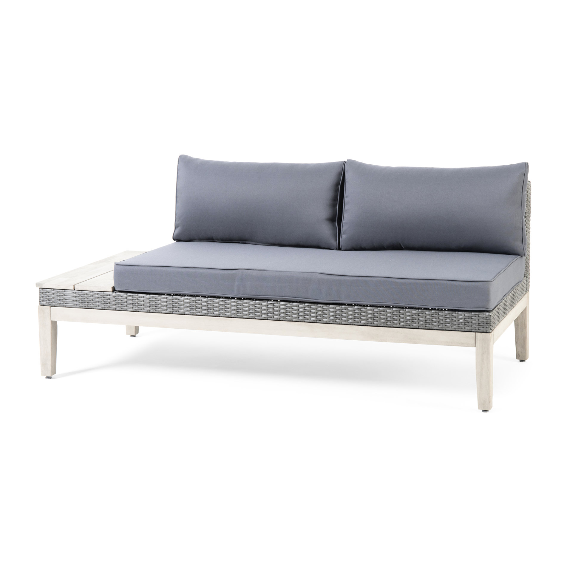 Ebern Designs Loft 2 Seater Left Side Crafted With Wood Frame, Finish ...