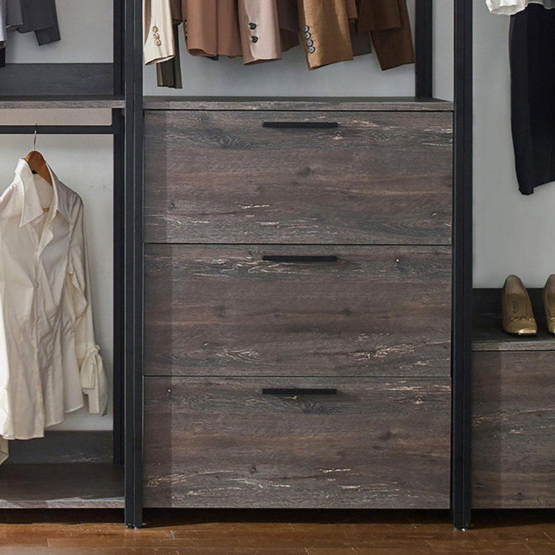 Wenty Monica Wood Walk-In Closet System | Wayfair