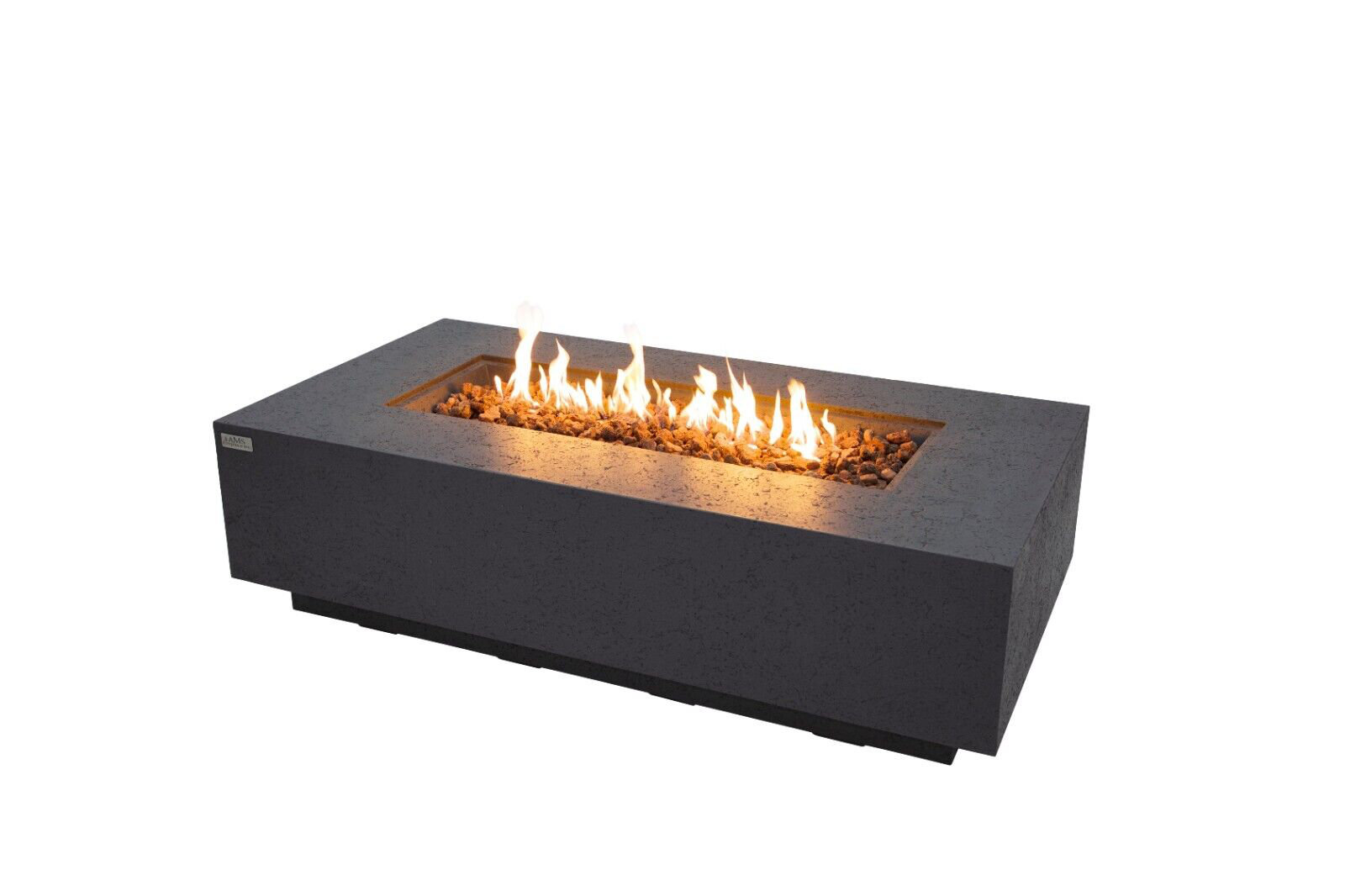 Brayden Studio Madison 17'' H x 60'' W Outdoor Fire Pit Table ...