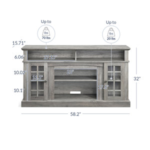 Red Barrel Studio® 58'' Media Console & Reviews | Wayfair