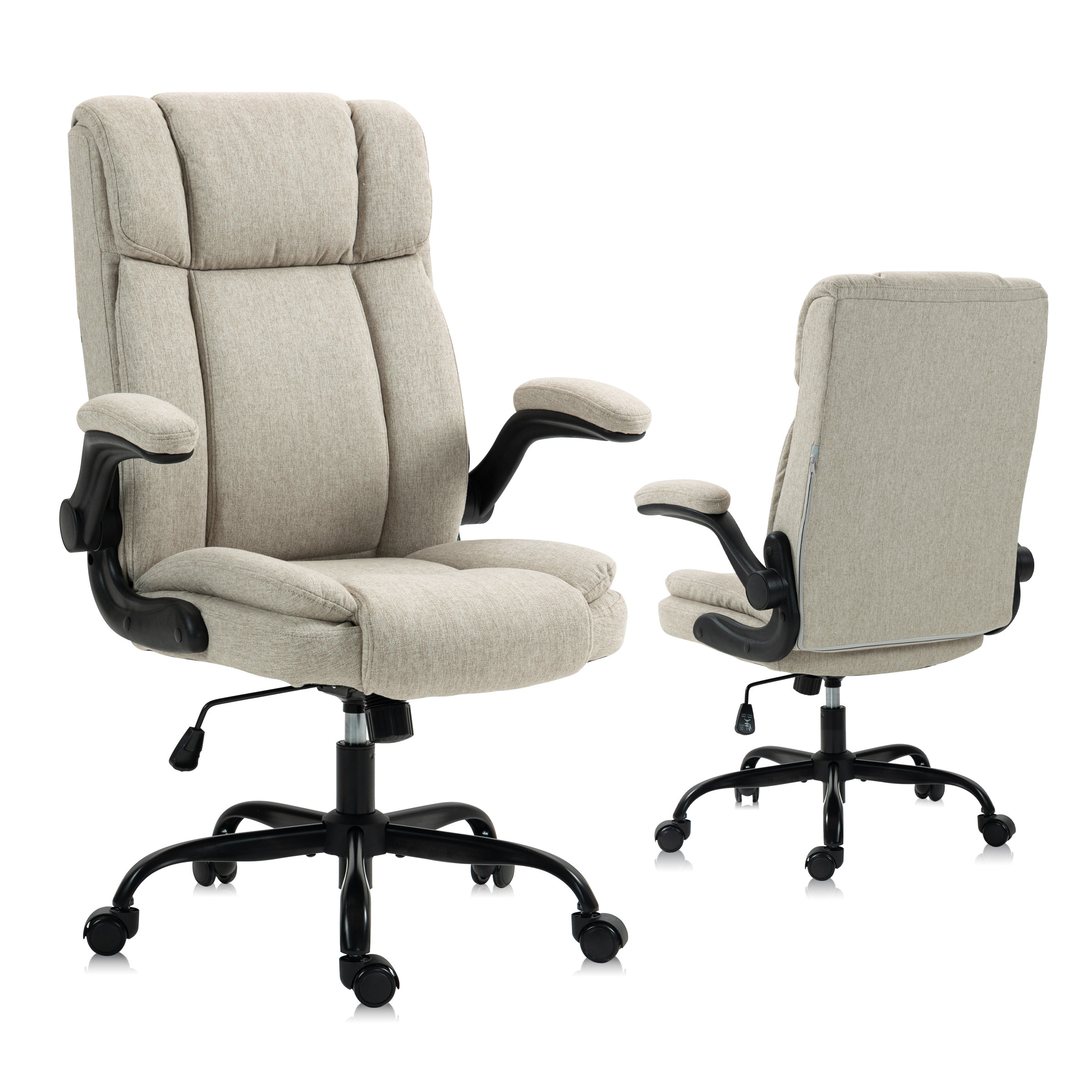 AJHH Kroen High Back Ergonomic Executive Office Chair with Flip-up ...