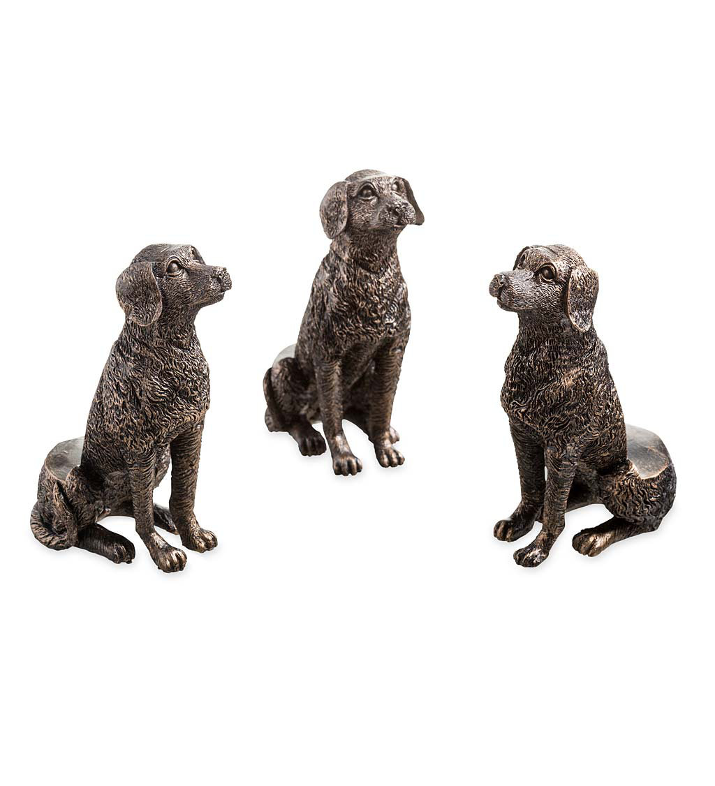 Red Barrel Studio® Labrador Retrievers 3 Piece Planter Feet Set | Wayfair