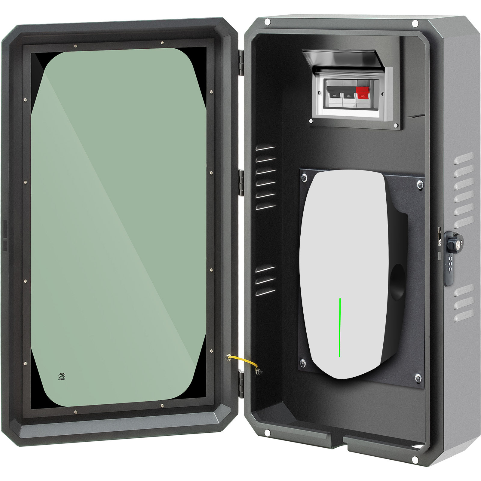 TECSPACE Charger Station Box for Tesla Model 3 Connector Cover, Indoor ...