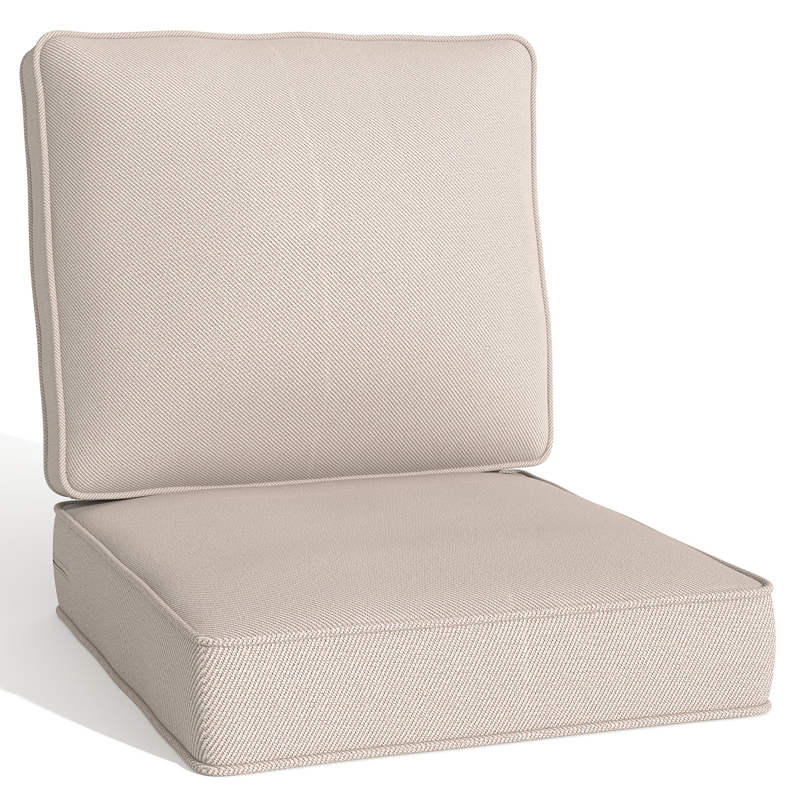 Latitude Run® Outdoor Seat Cushion, 23" X 24" X 4" High-Density Foam ...