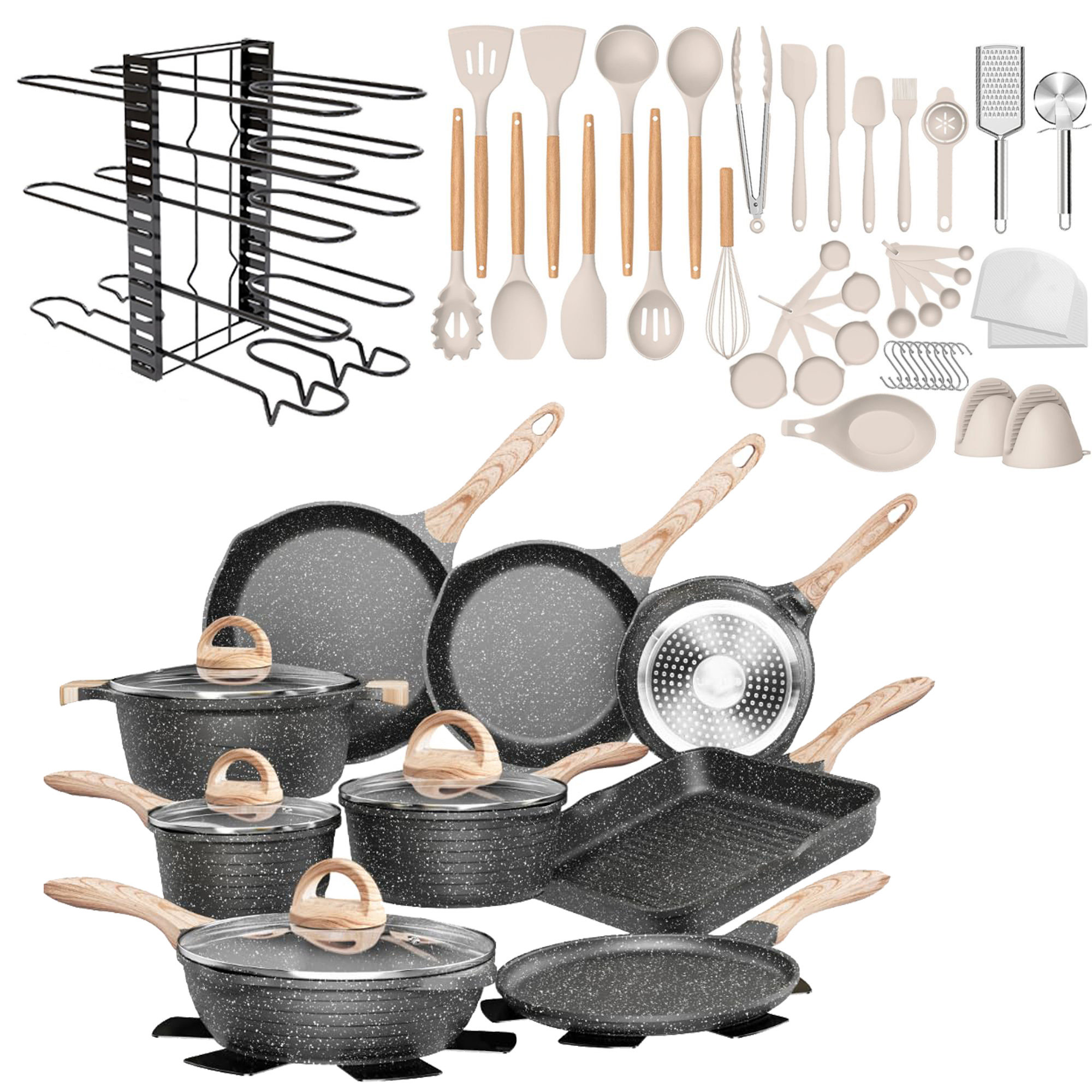 Smith Barton 37 - Piece Cookware Set | Wayfair