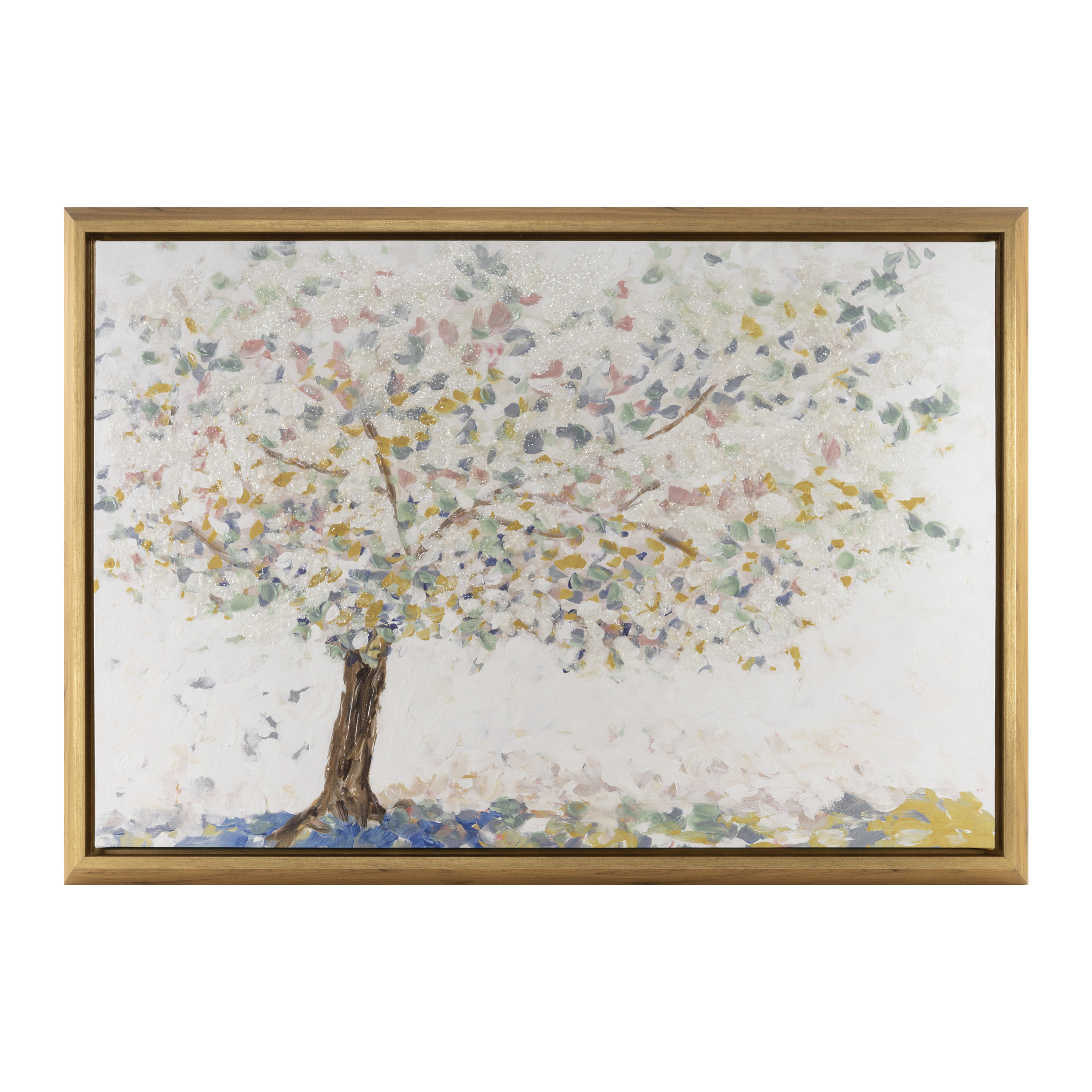 Red Barrel Studio® Garden Center Framed Embellished Canvas by Art Brand ...