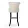 Lark Manor Geneva Upholstered Counter Stool with Solid Wood Frame ...