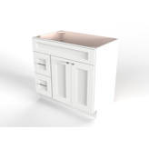 Disar 36'' Bathroom Vanity With Drawer Right Base Only | Wayfair