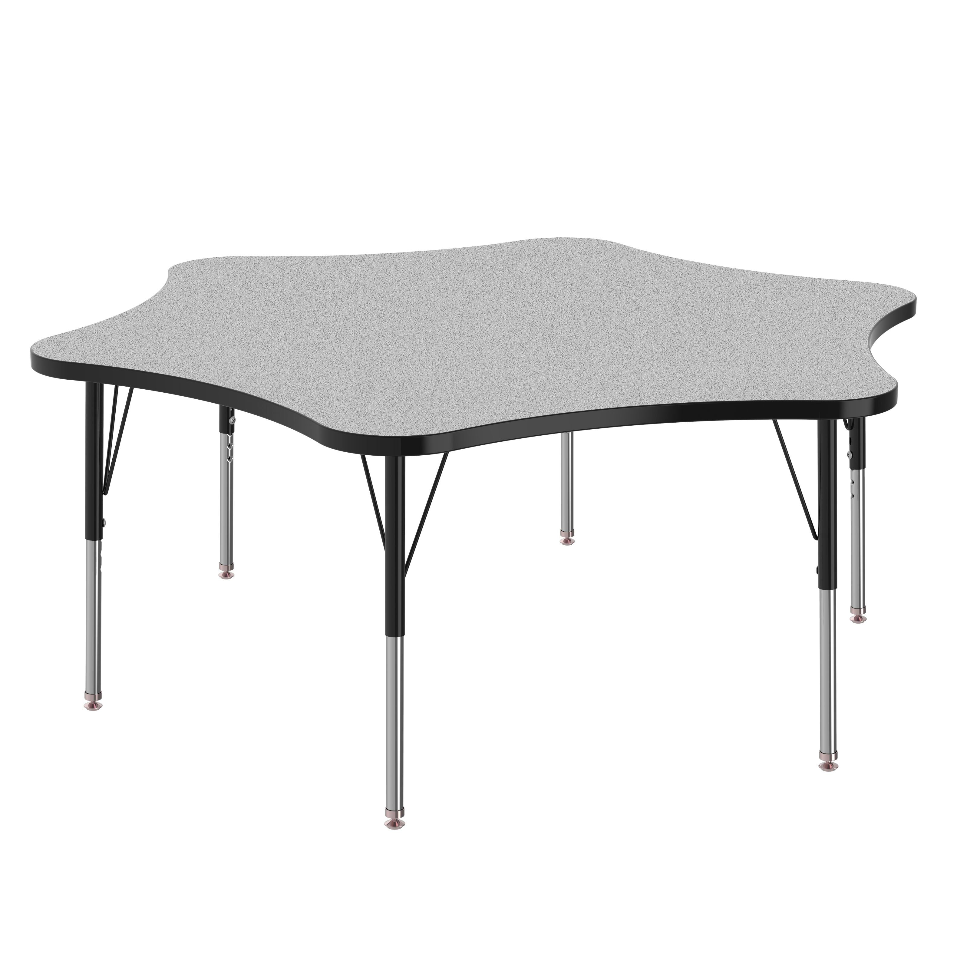Marco MG Series Adjustable Height Activity Table, 30" x 60" Trapezoid
