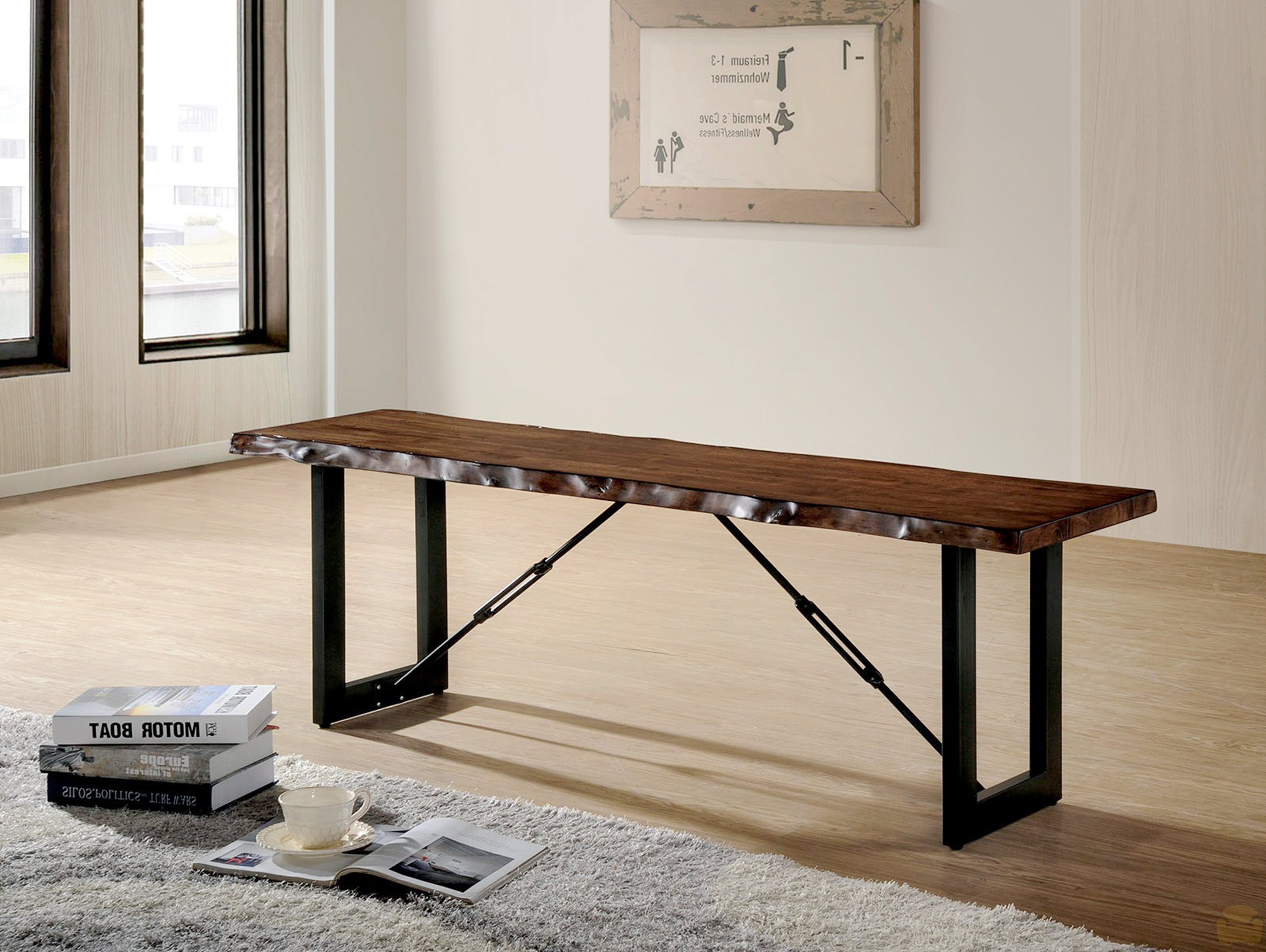 Latitude Run® 1Pc Bench U-Shape Metal Legs | Wayfair