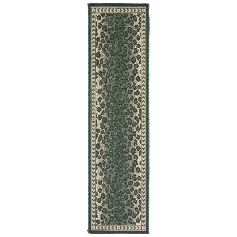 Bungalow Rose Emeral Performance Animal Print Rug & Reviews | Wayfair