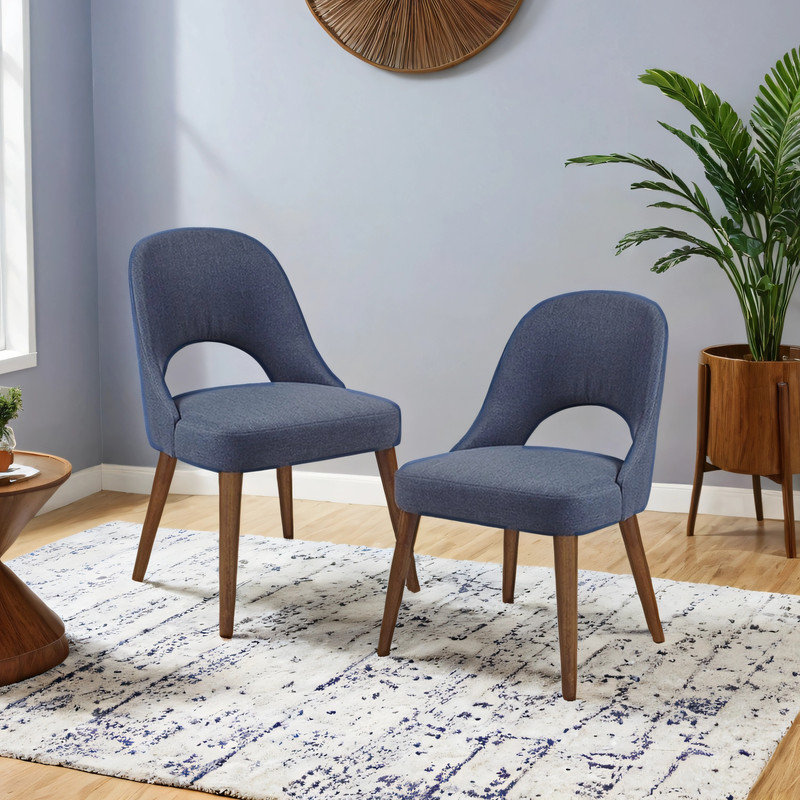 Corrigan Studio Dining Chair Set of 2, Upholstered Chairs - Wayfair Canada
