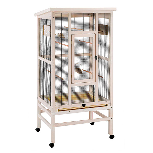 Ferplast 158.5cm Flat Top Floor Bird Cage with Wheels | Wayfair.co.uk