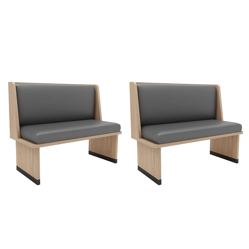 Canadian Linen Cafe Dessert Shop Restaurant Bakery Bench Faux Leather ...