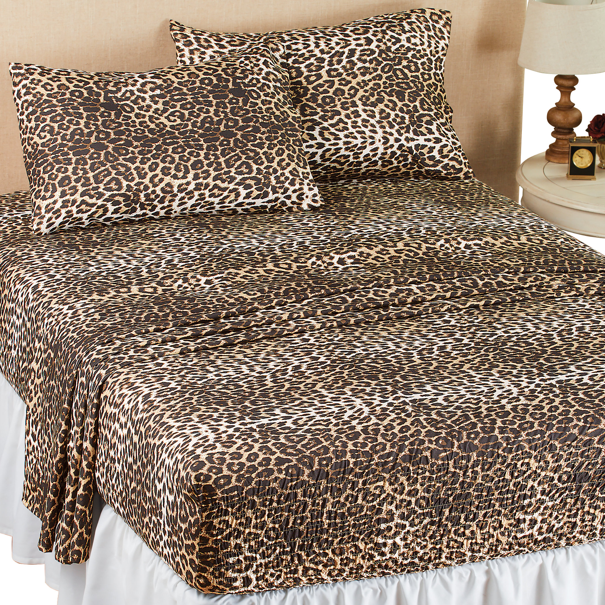 Winston Brands Animal Print Microfiber Percale Sheet Set & Reviews ...