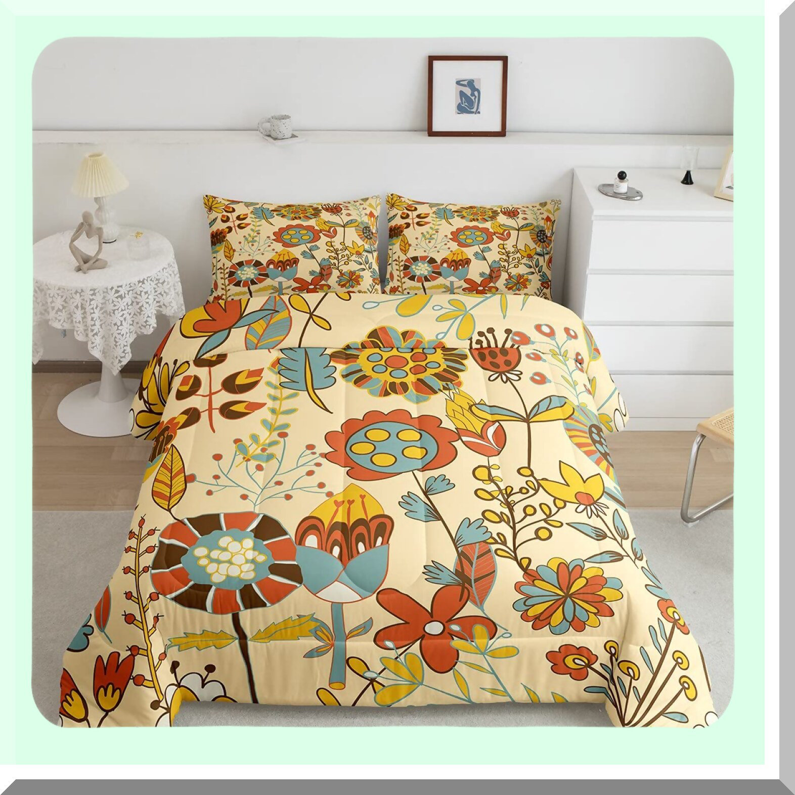 East Urban Home Psychedelic Dream Comforter Set - Retro Groovy 70s ...