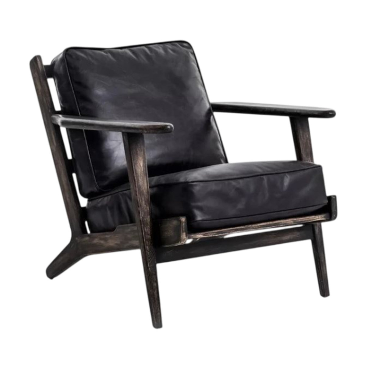 Corrigan Studio® Fayuel Top Grain Leather Lounge Chair | Wayfair
