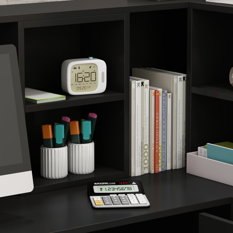 Latitude Run® 3 Person L-Shape Wood Reception Desk & Reviews | Wayfair