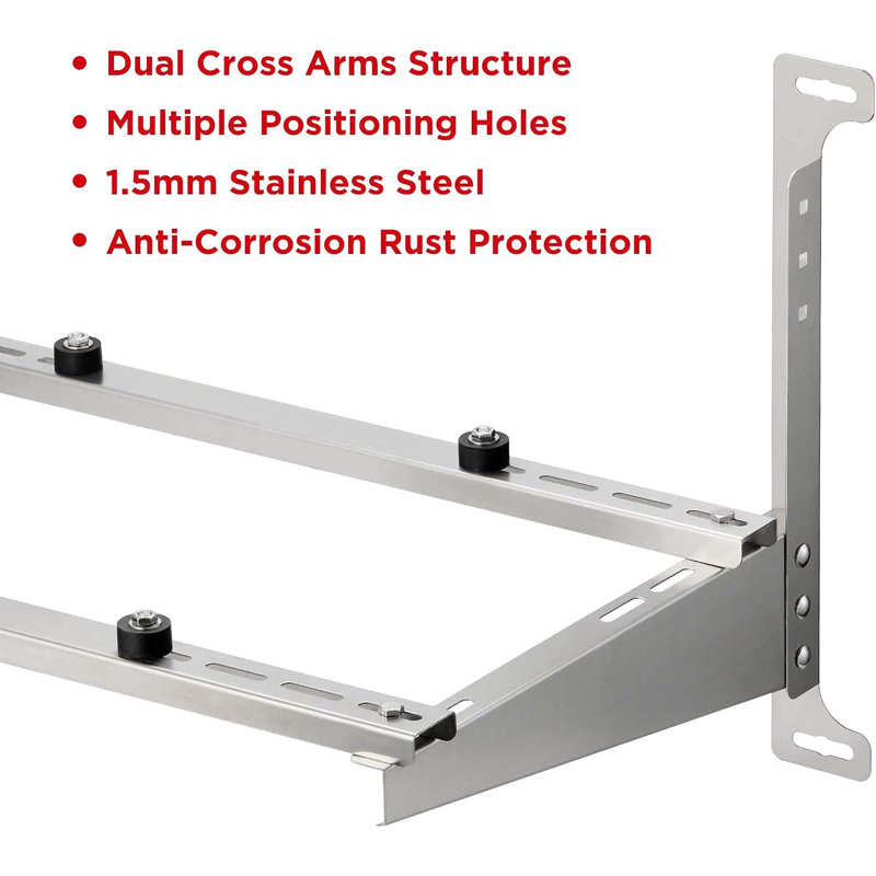 TURBRO Wall Mount Stand for Mini Split Ductless Air Conditioner Heat ...