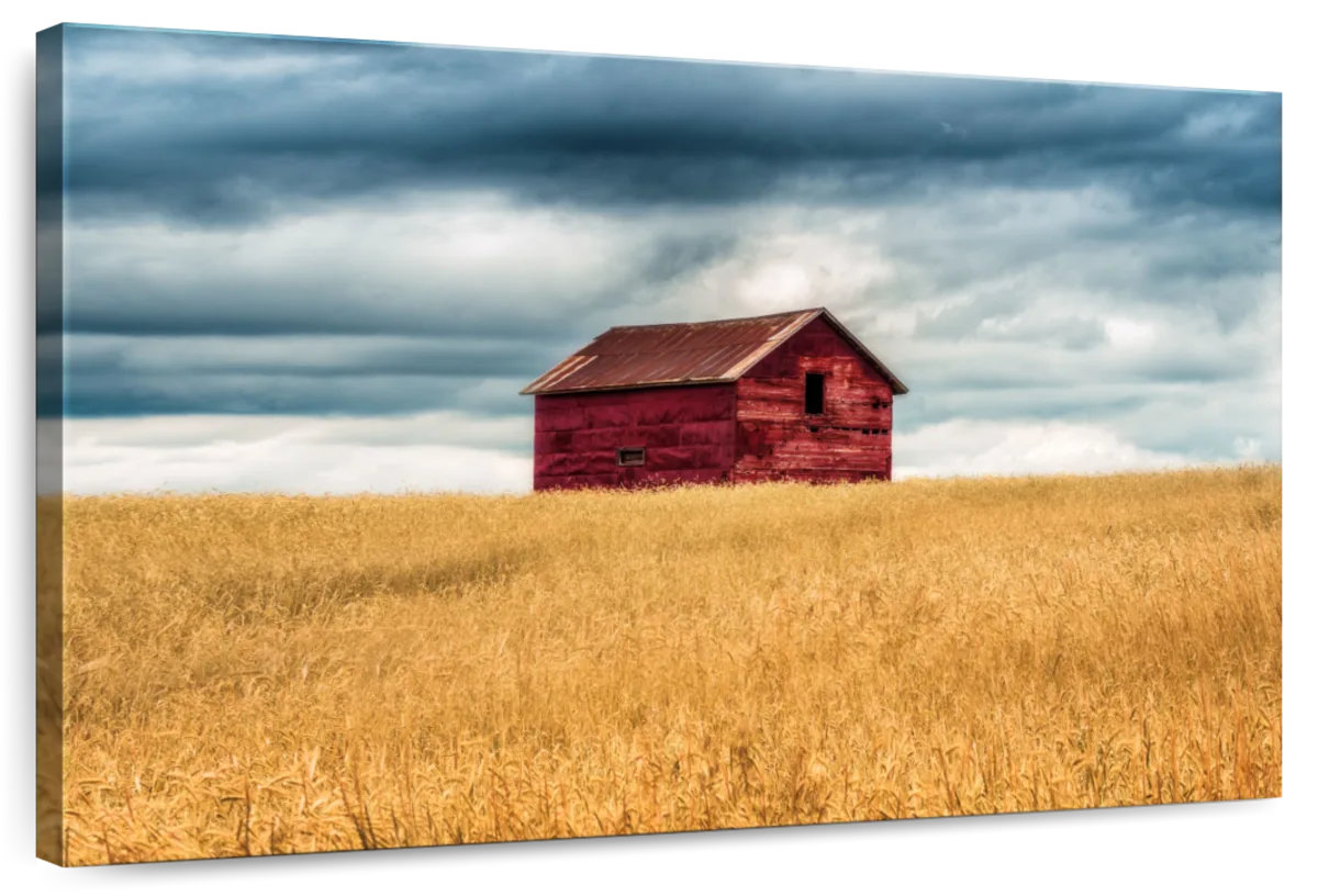 Ebern Designs Lilie Wisconsin Red Barn | Wayfair