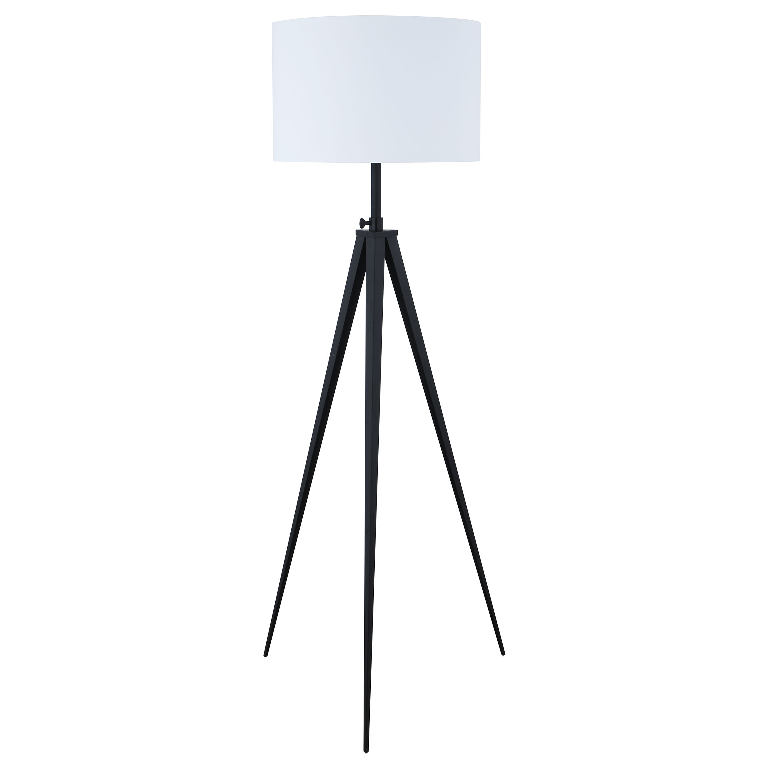 Corrigan Studio® Tayzen Tripod Legs Floor Lamp White And Black | Wayfair
