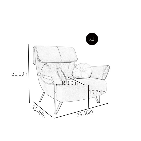 Corrigan Studio® Modern lightweight design lounge chair | Wayfair
